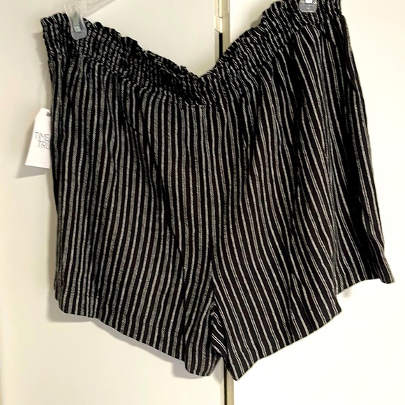 Time and Tru | Shorts | Brand New Womens Extra Large Linen Shorts Black ...